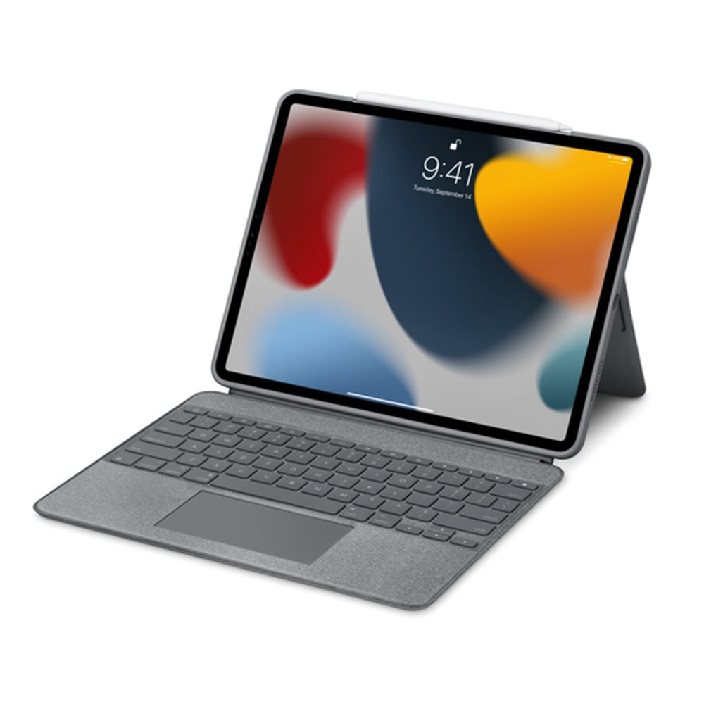 เคส Logitech iPad Pro 12.9" (2022) Combo Touch Grey | Education Studio7