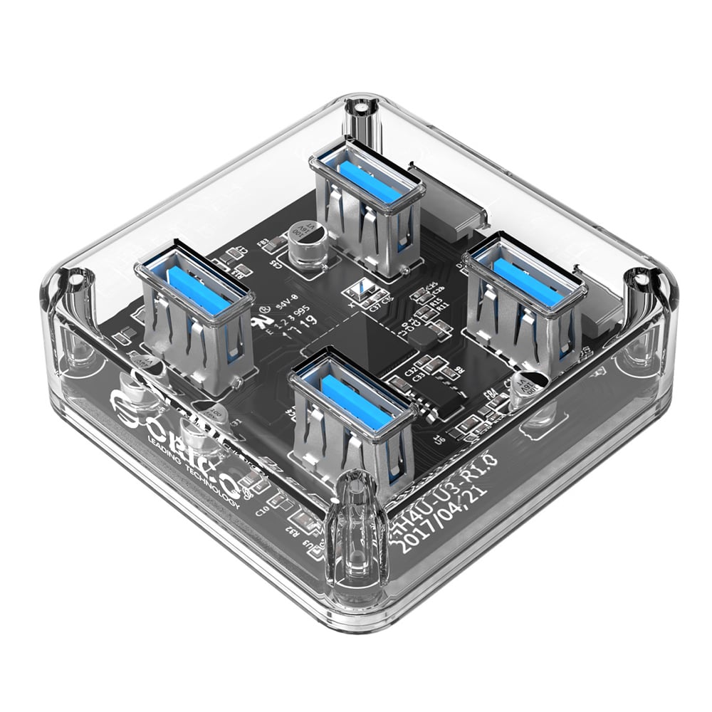 Orico USB Hub (MH4UC-C3-05-CR-BP) Black | Education Studio7