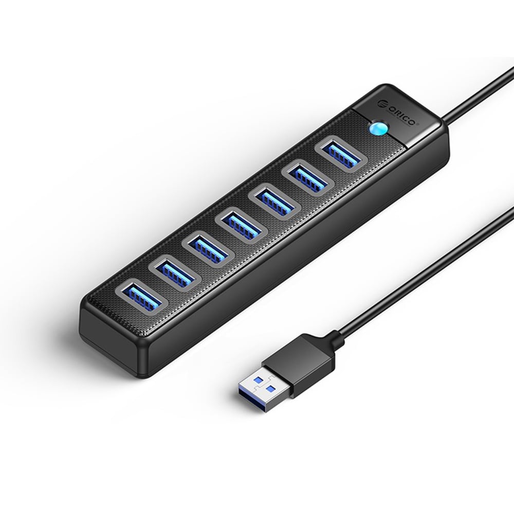 Orico USB Hub 7Port (PW7U-U3-015-BK-EP) Black | Education Studio7