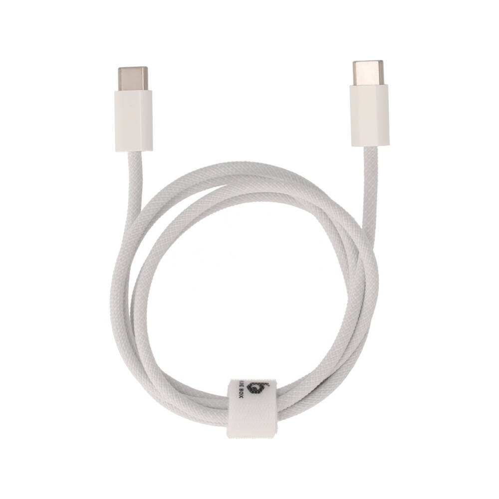 สายชาร์จ Blue Box USB-C to USB-C 60W 1 เมตร Knitting White | Education ...