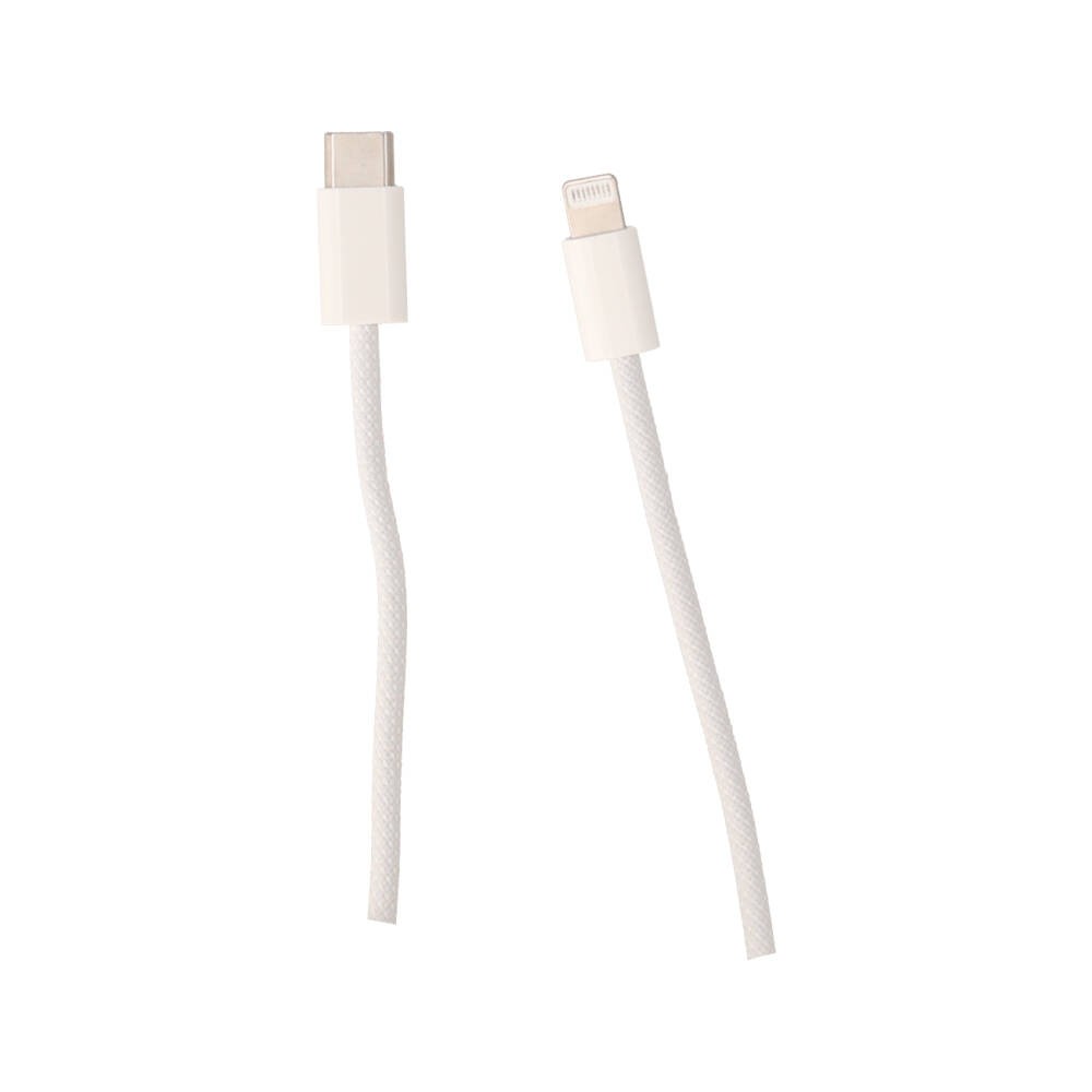 สายชาร์จ Blue Box USB-C to Lightning 27W 1 เมตร Knitting White ...