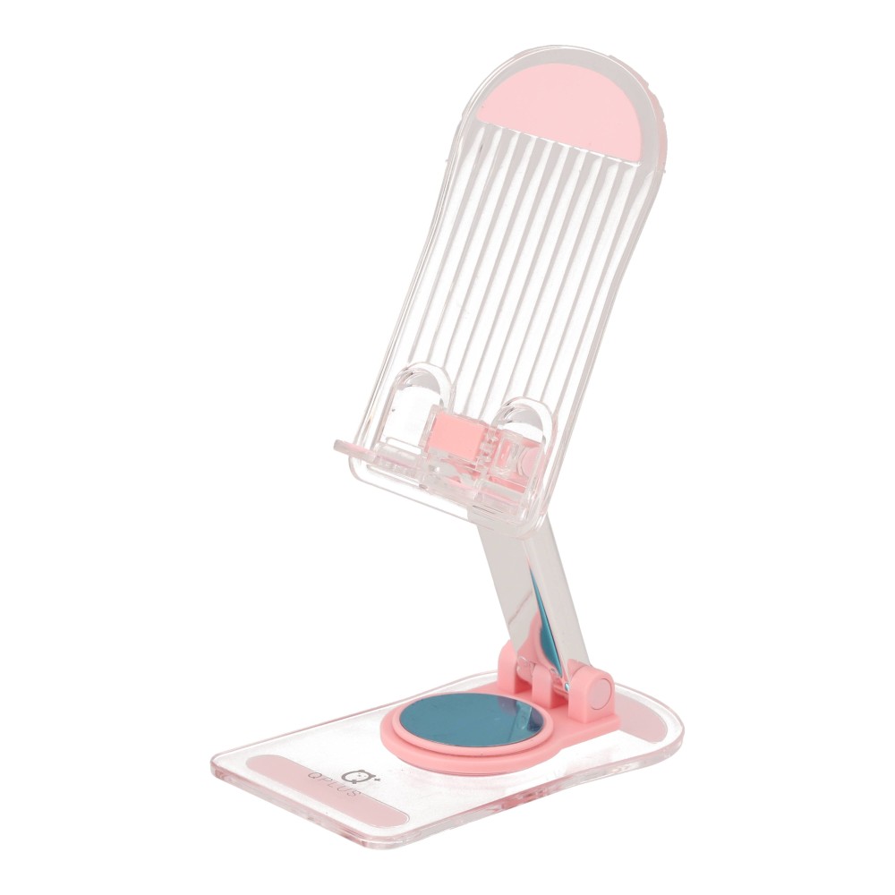 QPLUS QP-ST02 ขาตั้งโทรศัพท์รุ่นใหม่ สีชมพู | Education Studio7