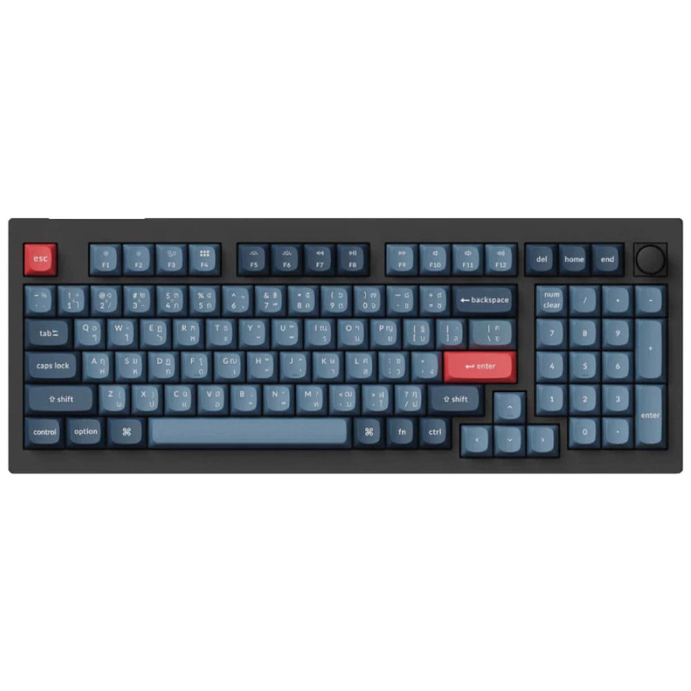 คีย์บอร์ดเกมมิ่ง Keychron V5 Max Mechanical (QMK/VIA) - Brown Switch ...