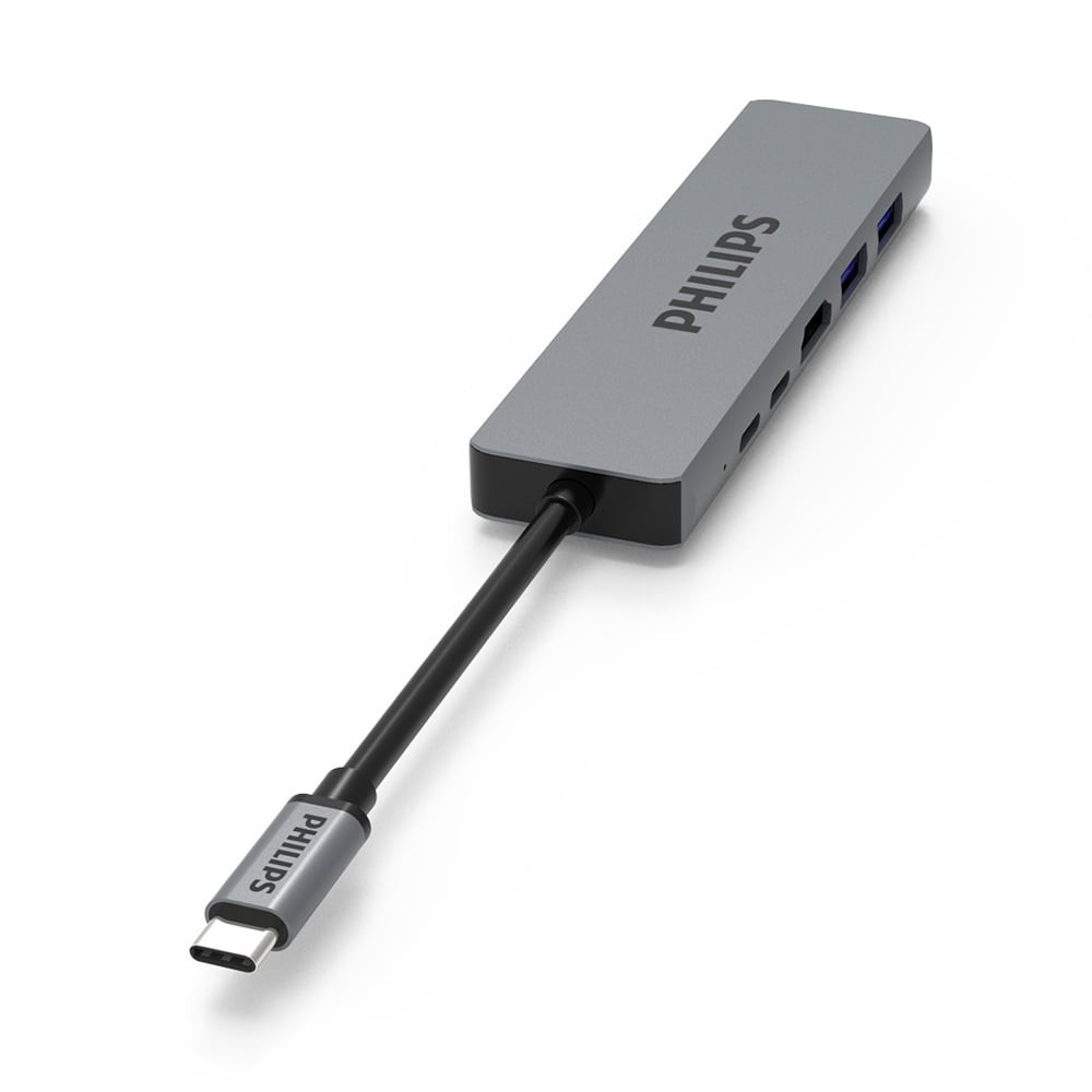 Philips รุ่น 6 in 1 Hub C to HDMI and RJ45 Silver | Education Studio7