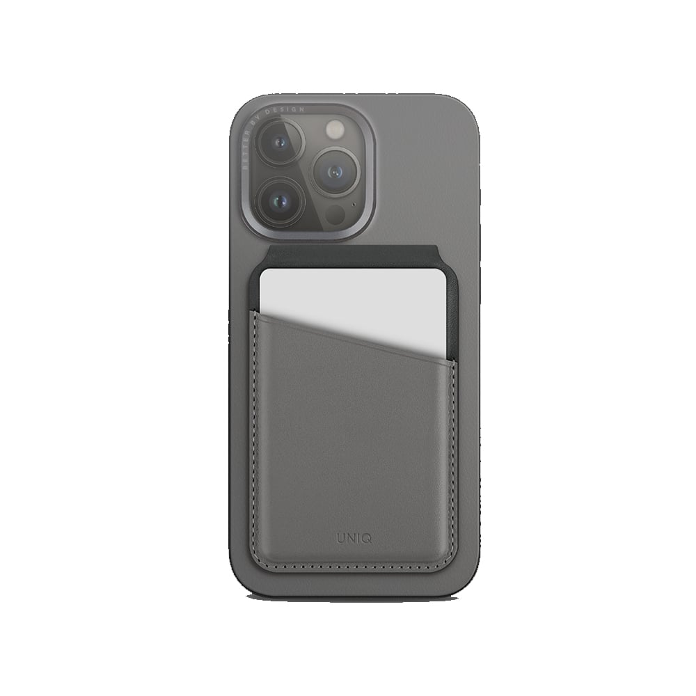 Uniq ซองใส่บัตร Lyden Ds Rfid-Blocking สี Charcoal | Education Studio7