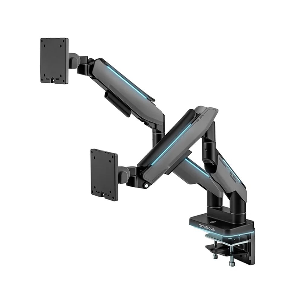 ERGONOZ Dual Monitor Arm Hyperion Twin (EGN-HPR-D-DG-RGB) | Education ...