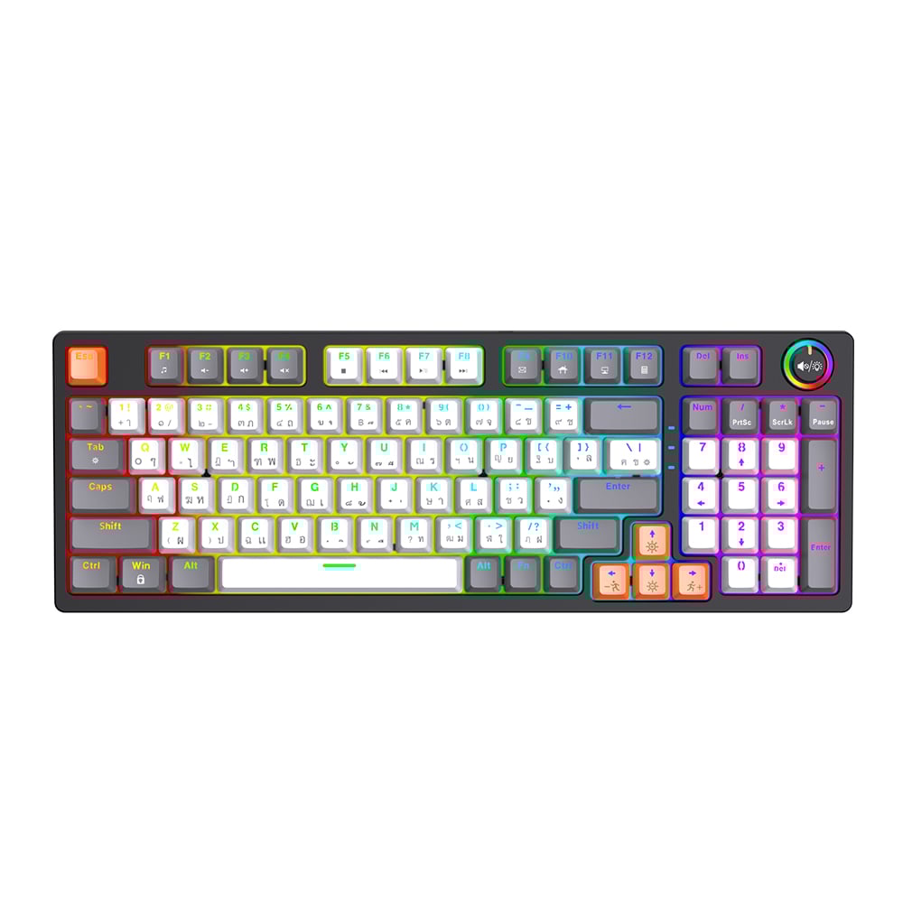 คีย์บอร์ดเกมมิ่ง Onikuma รุ่น Fuyu G53 Blue Switch สีขาว | Education ...